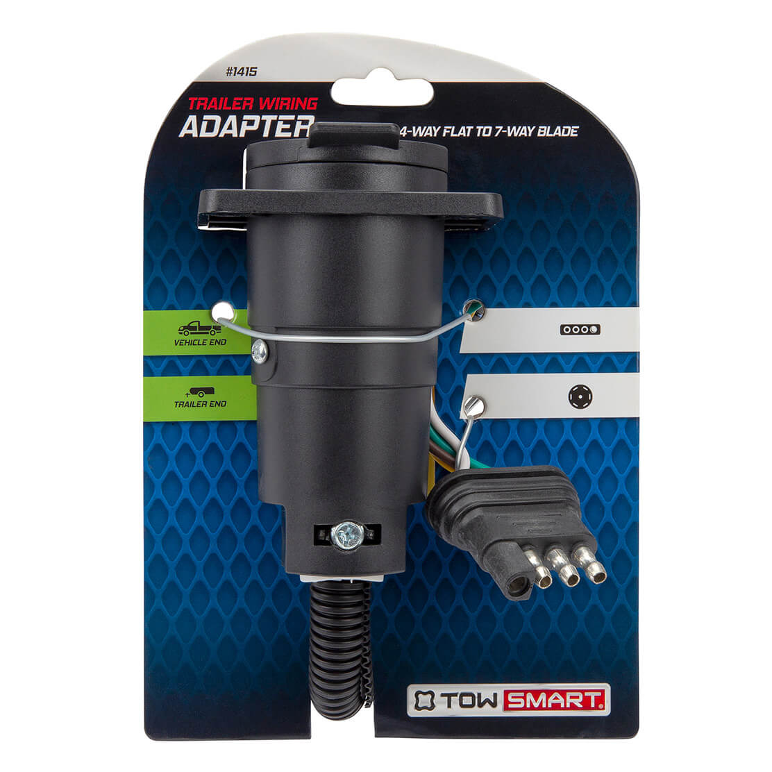 4-Way Flat to 7-Way Round Blade - TowSmart