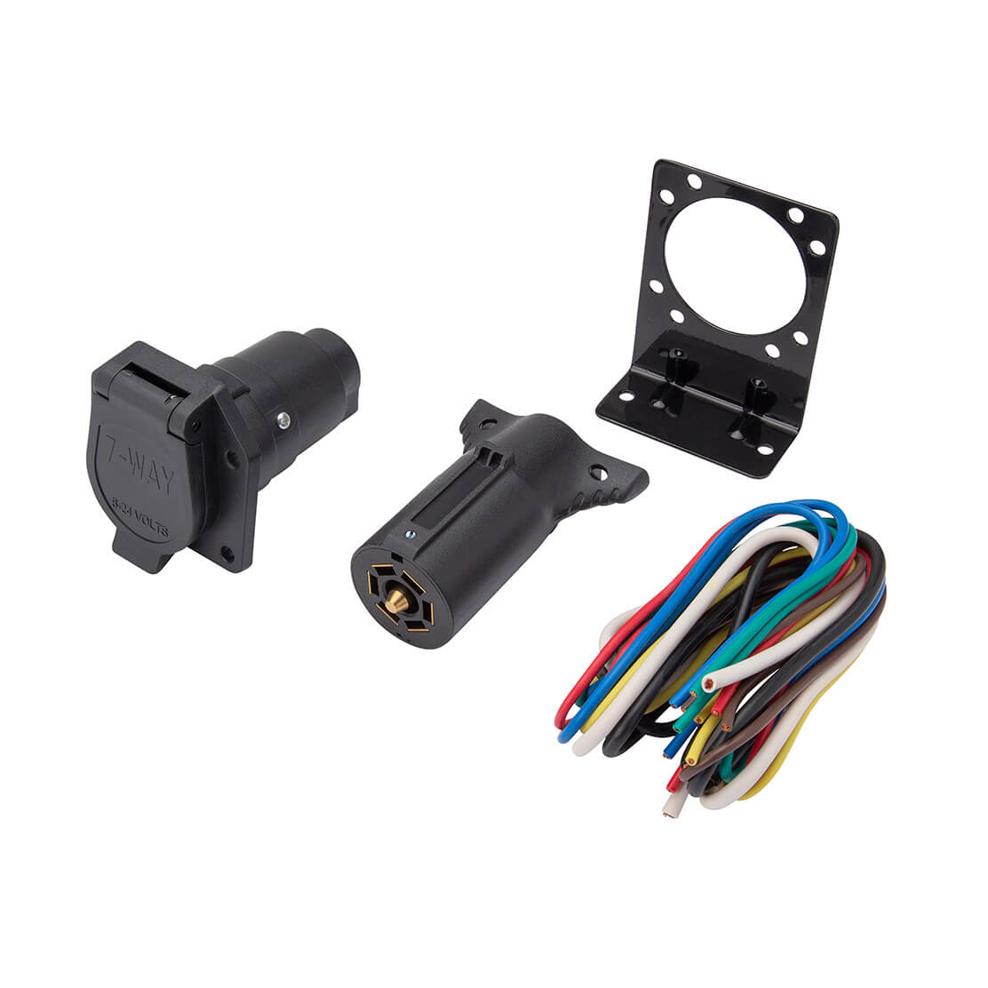 Trailer Wiring Kit - 7 Way Flat Connector - TowSmart
