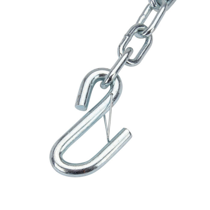 1/4 in. x 48 in. Safety Chain w/Safety Latch Hooks 2000 lb - TowSmart