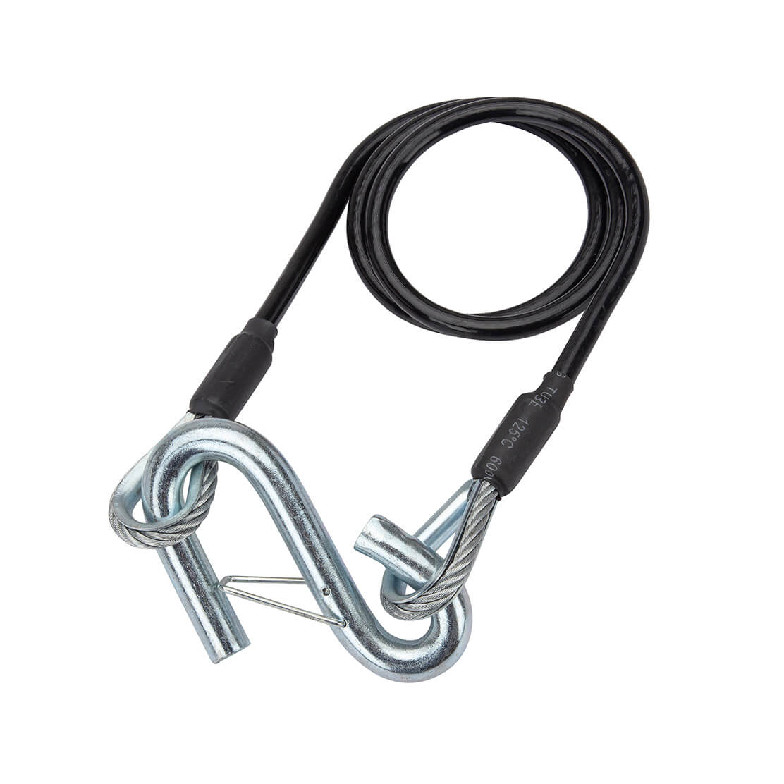 40 in. Safety Cable w/Spring Loaded Safety Hooks 5000 lb - TowSmart