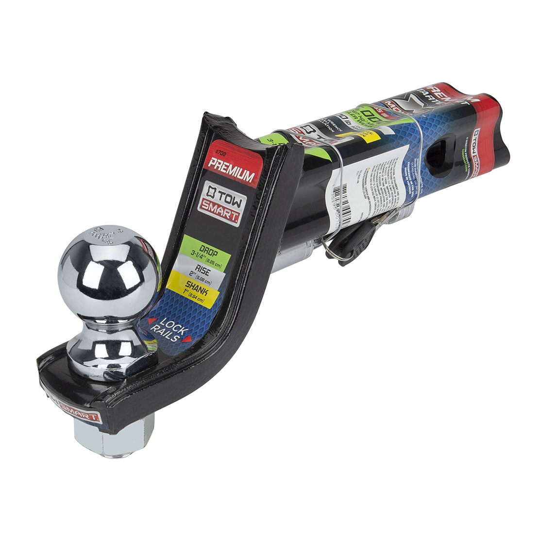 Class 3 5000 lb. "X" Mount Starter Kit with 2 in. Ball, 5/8 in. Locking ...