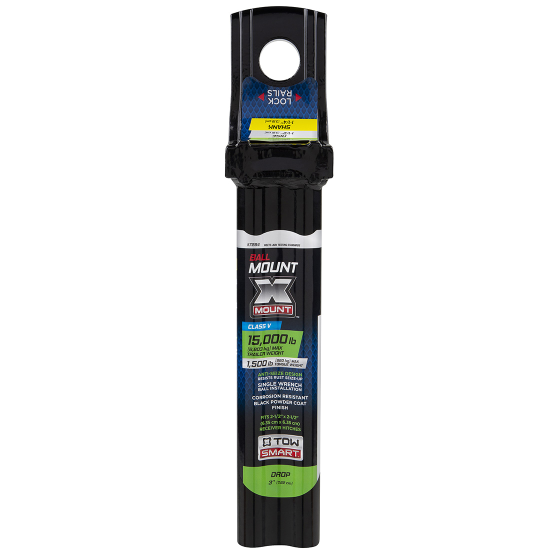 Class 5 15,000 lb. 3 in. Drop. 1-1/2 in. Rise, 1-1/4 in. Shank X-Mount ...