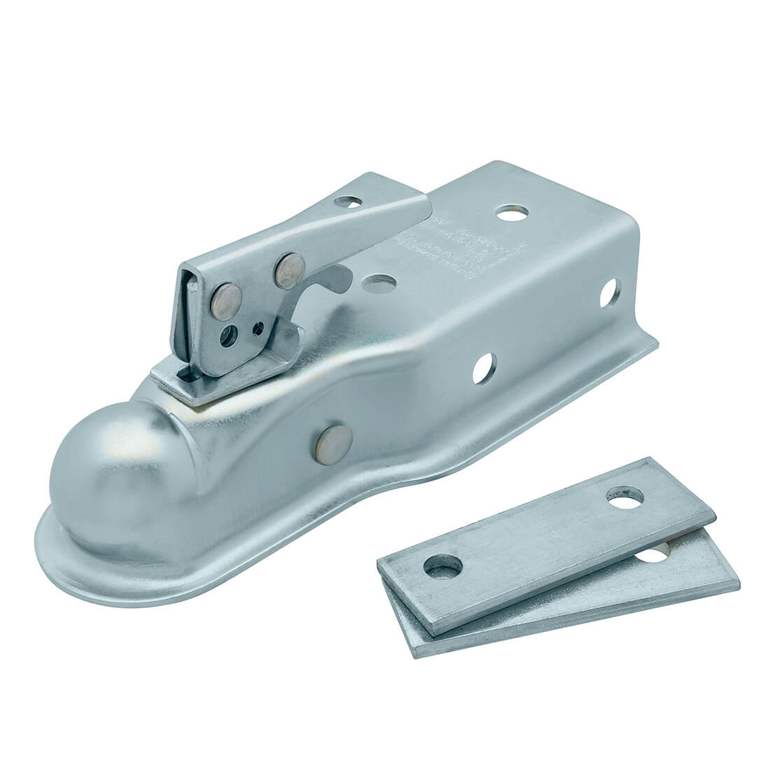 2 in. Ball Coupler with 2-1/2 in. to 3 in. Adjustable Collars - TowSmart