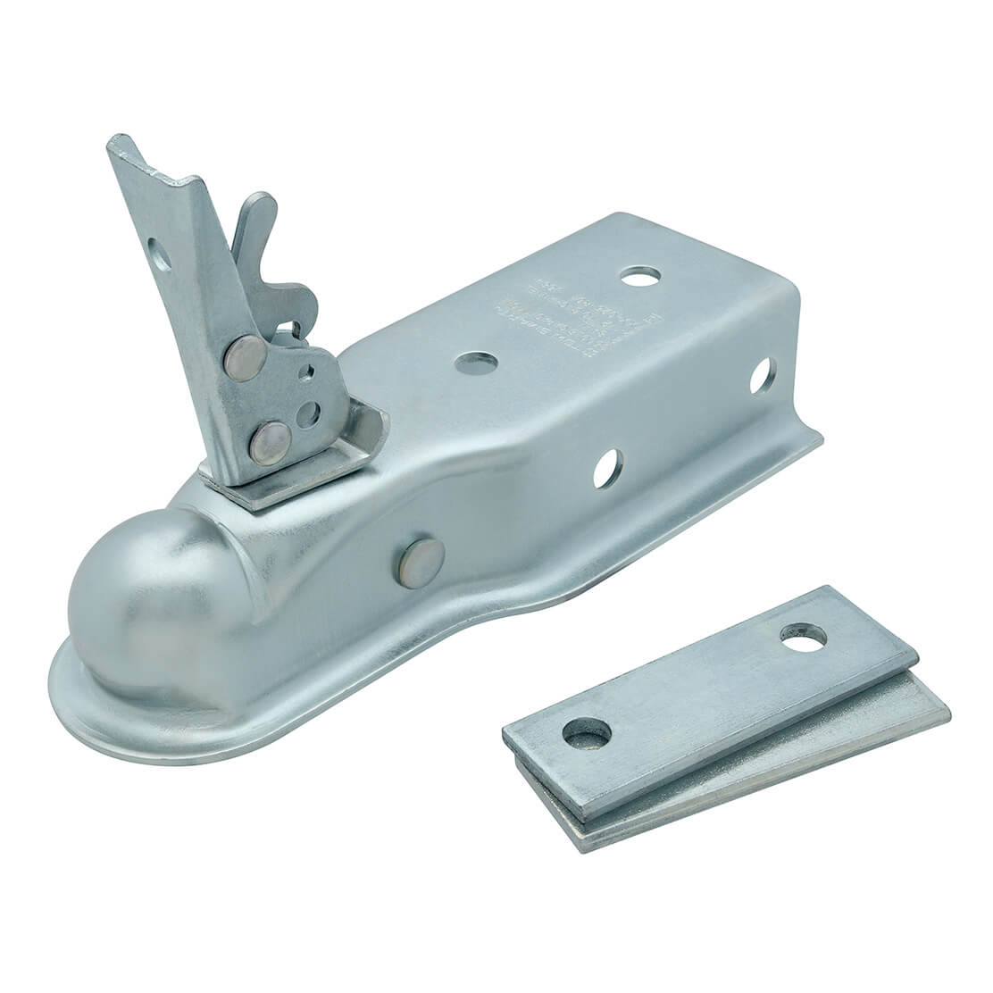 2 in. Ball Coupler with 2-1/2 in. to 3 in. Adjustable Collars - TowSmart