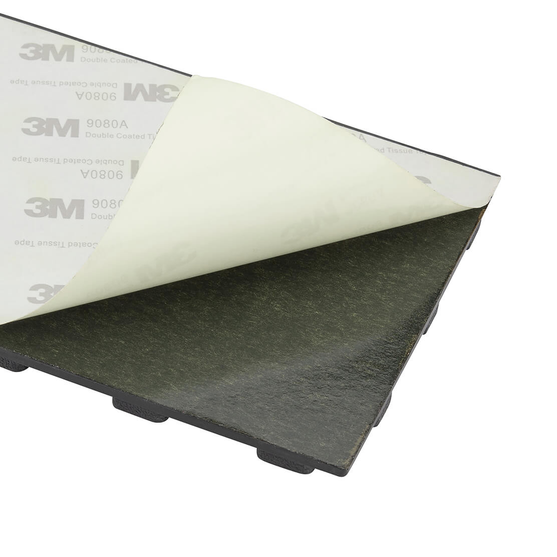 100% EPDM Rubber 4 in. x 17.5 in. SmartStep w/ Adhesive Backing 1 Pk ...