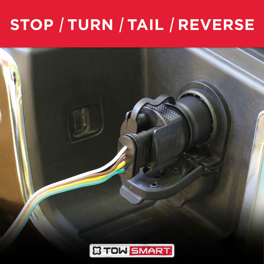 7-Way Blade to 4 or 5-Way Flat Connector - TowSmart