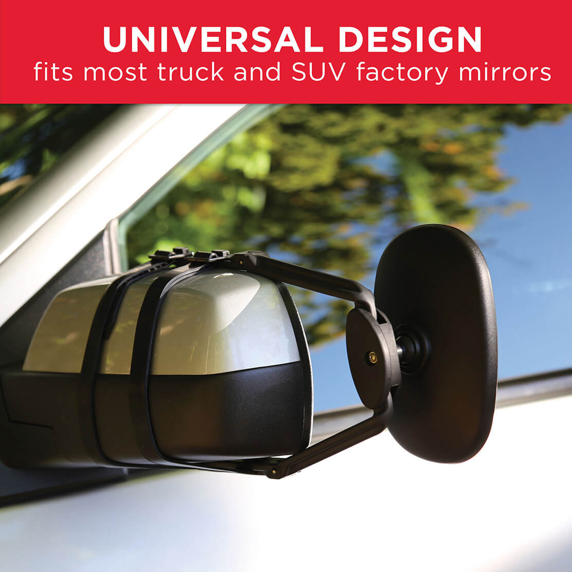 Heavy-Duty Towing Clip On Mirror - TowSmart
