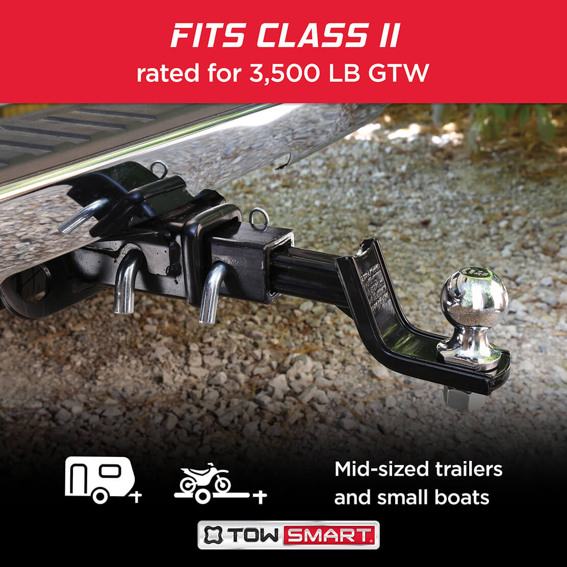 1/2 in. Dia Standard Bent Pin with Pin Clip - TowSmart